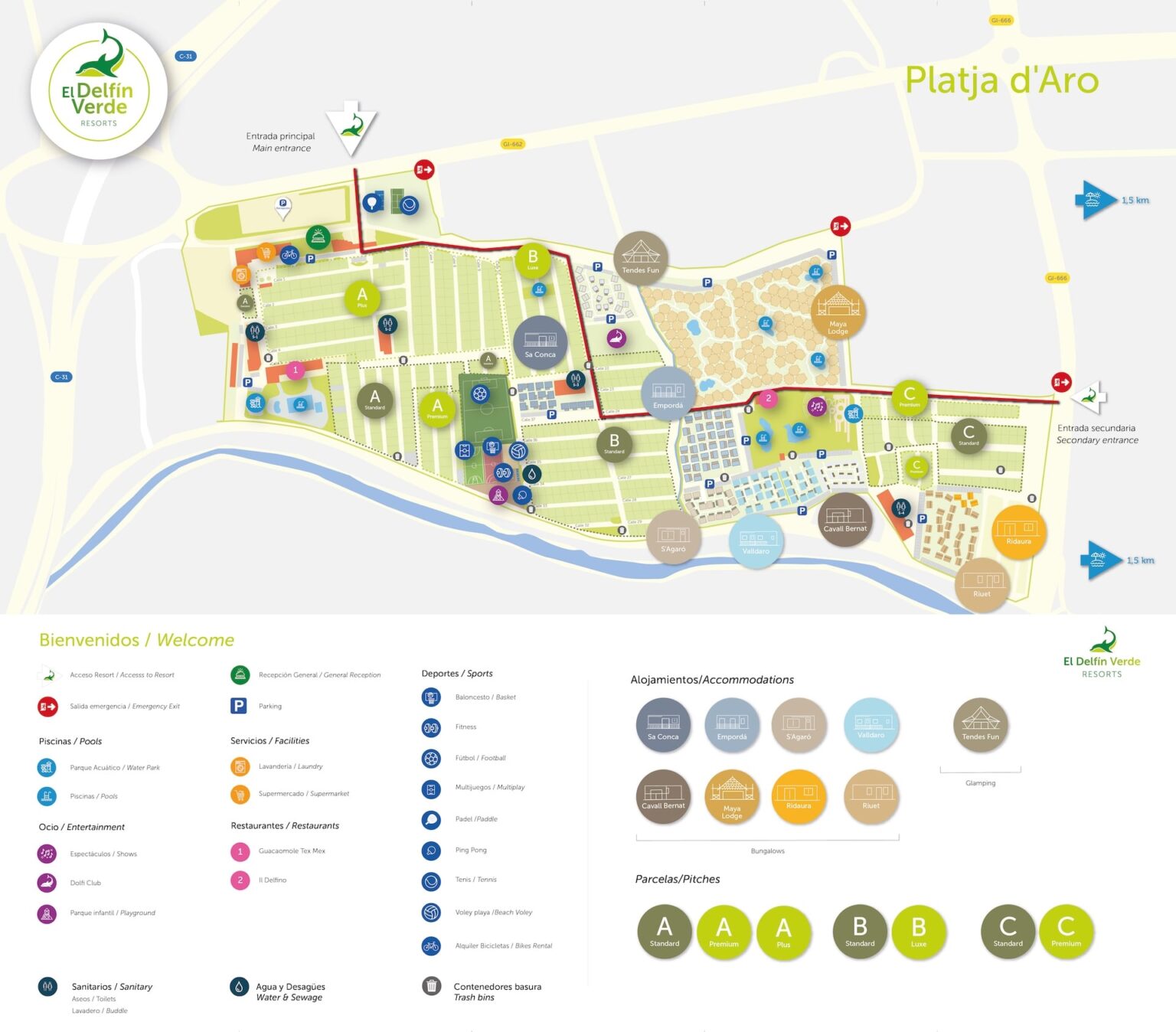 El Delfin Verde Resort Platja D'Aro | Campings-costabrava.nl